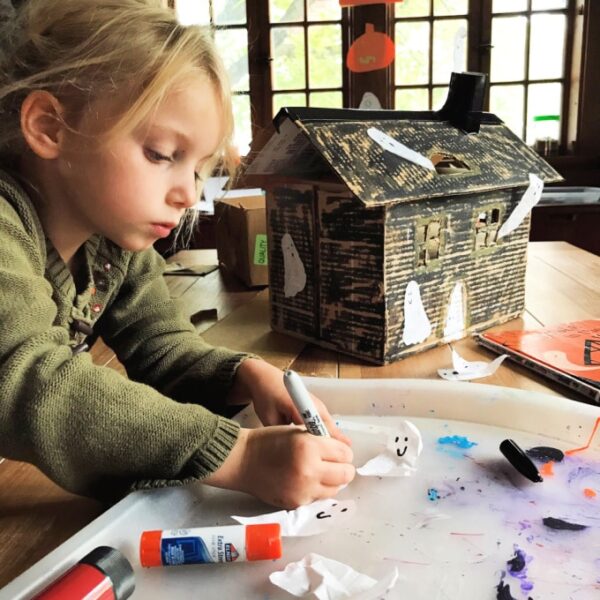 How to Make a Cardboard Haunted House