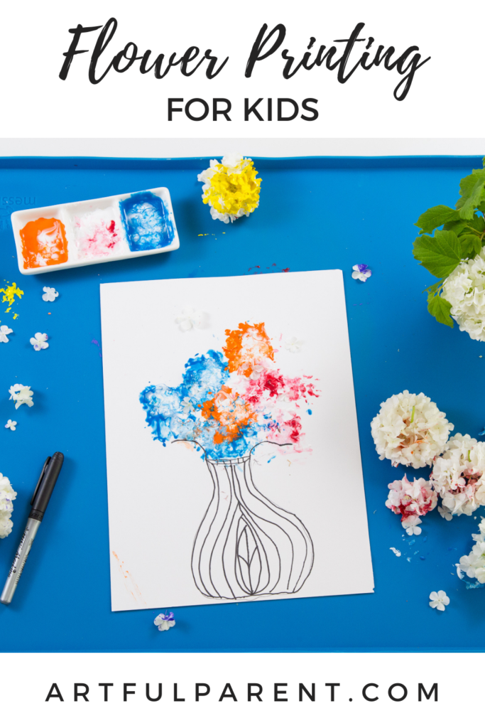 How to do Flower Printing with Kids