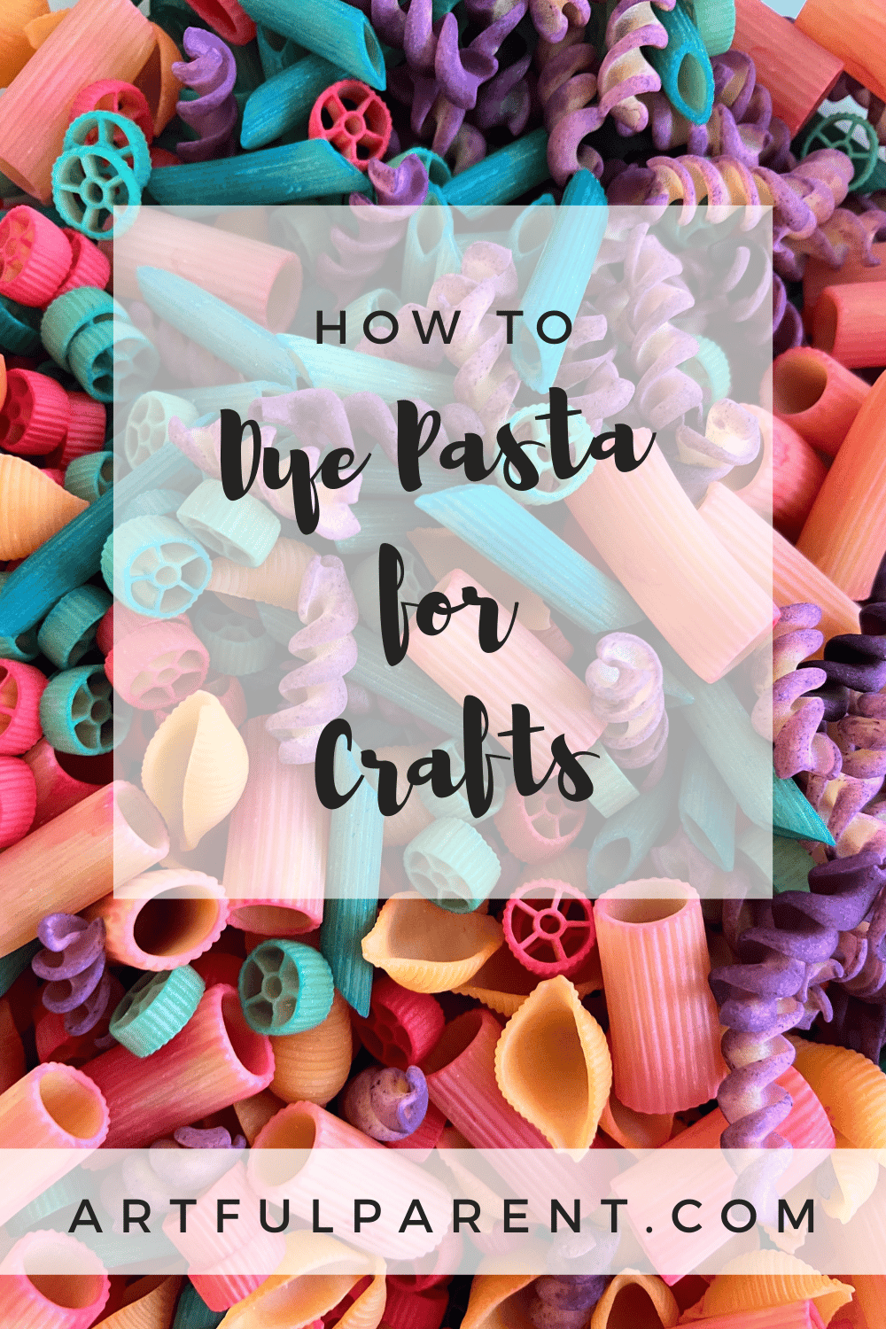 How to Dye Pasta for Crafts