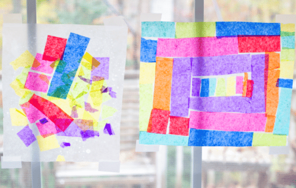 How to Make Tissue Paper Stained Glass