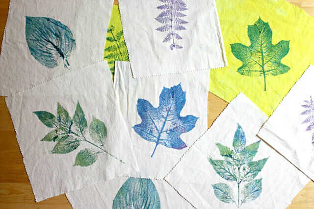 Leaf Printing On Fabric How To Make Wearable Art And More 