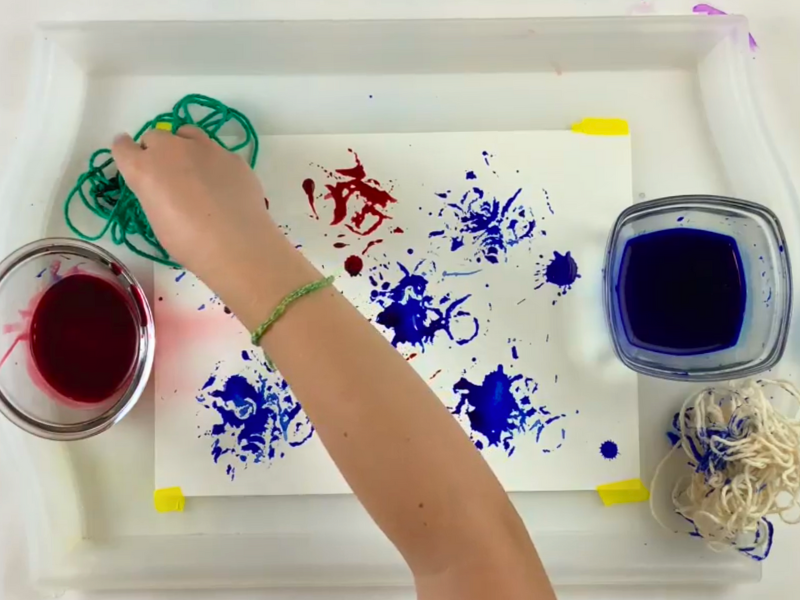 How to Do Yarn Painting