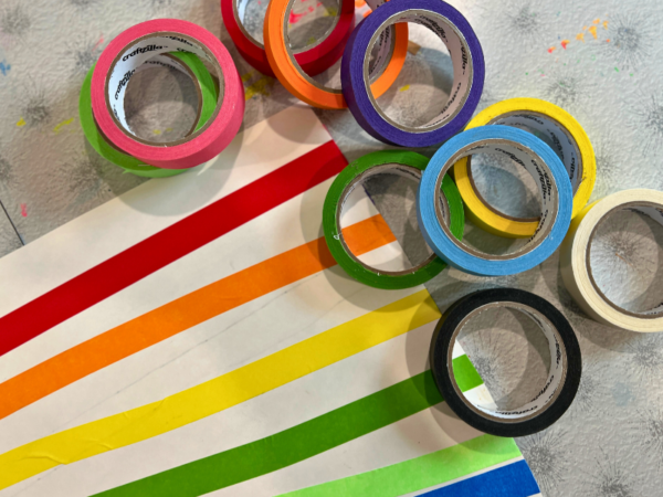 Masking Tape Art for Kids