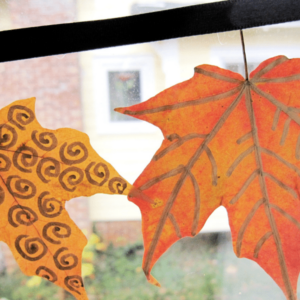 How to Preserve Fall Leaves and Create Mandala Leaf Art - The Artful Parent
