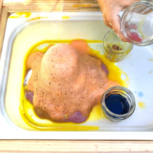 How To Make Baking Soda and Vinegar Volcanoes