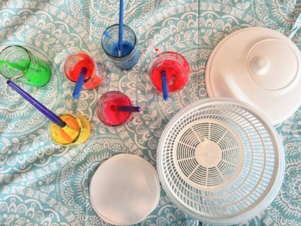 How to Do Spin Art with a Salad Spinner