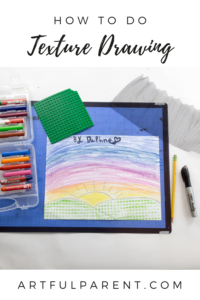 How to do Texture Drawing for Kids