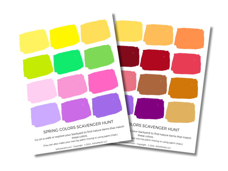 How to Make a Color Scavenger Hunt for Kids