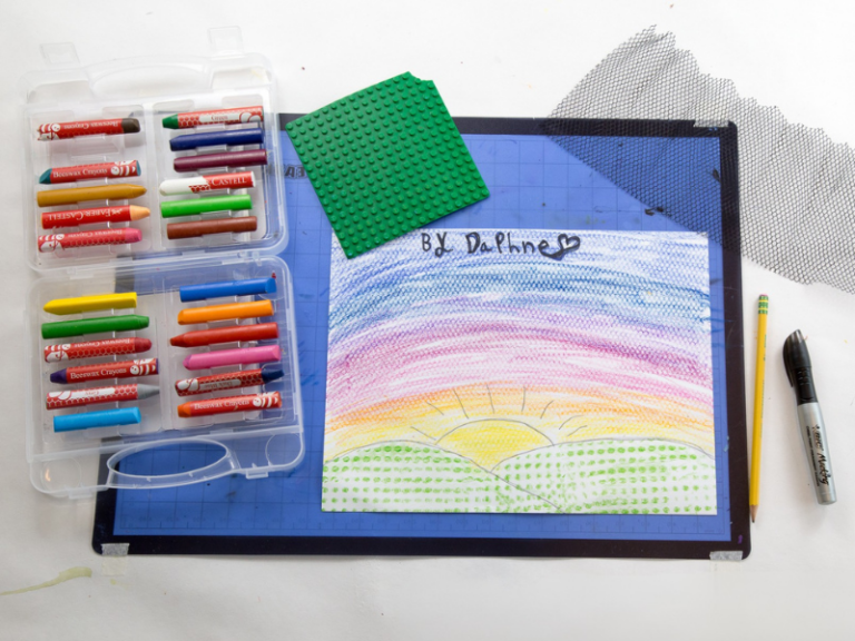 How to do Texture Drawing for Kids