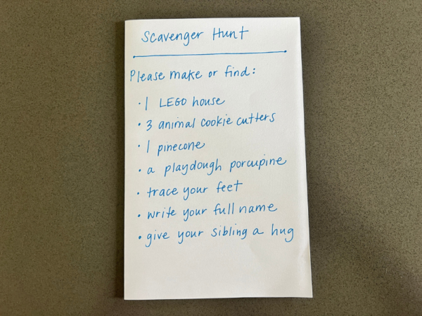 A Make-and-Do Scavenger Hunt for Kids (+ Printable!)