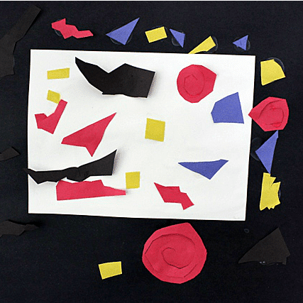 Paper Collage for Kids (Plus Cutting Practice for Young Children)