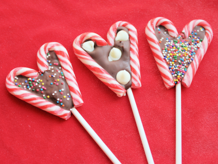 How To Make Candy Cane Lollipops for Holiday Gifts