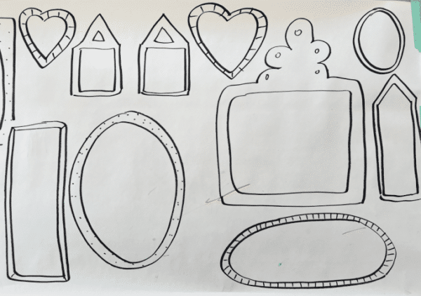 How to Make Picture Frame Wallpaper for Children's Art