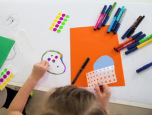 Creative Art Ideas for Kids Using Holes in Paper