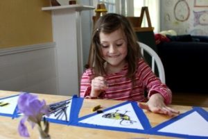 How to Make Marble Paper Art Landscape Collages for Kids