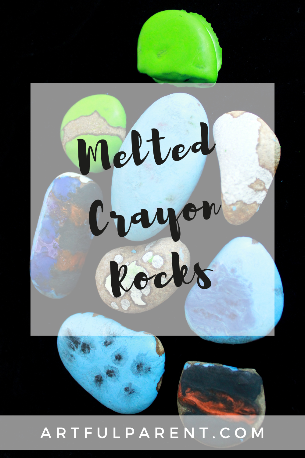 How to Make Melted Crayon Rocks
