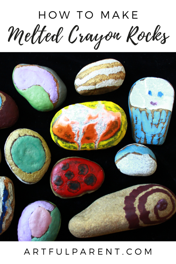 How to Make Melted Crayon Rocks
