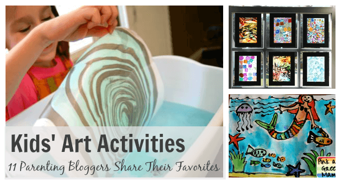 Favorite Kids Art Activities from 11 Parenting Bloggers