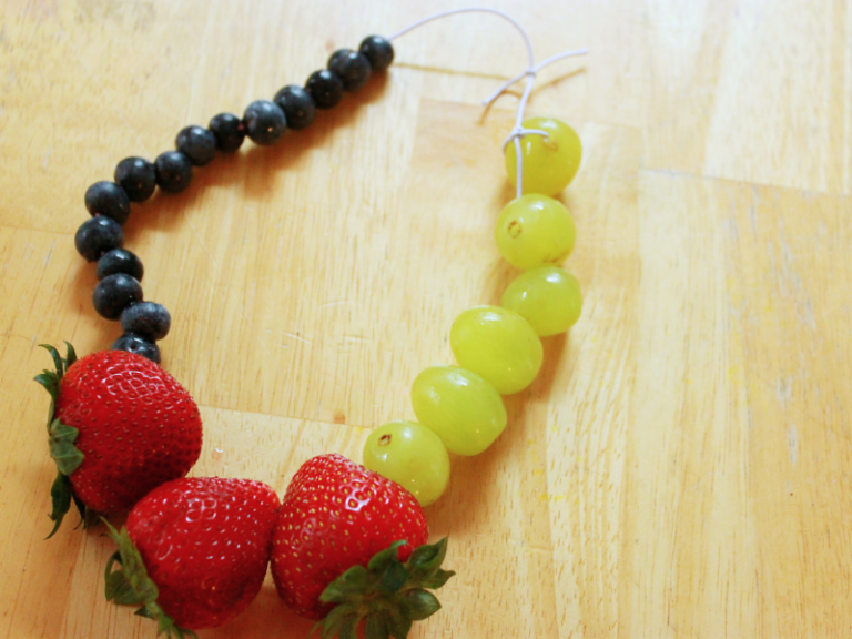 How to Make a Fruit Necklace for Kids