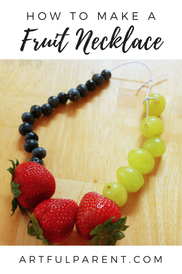 How to Make a Fruit Necklace for Kids