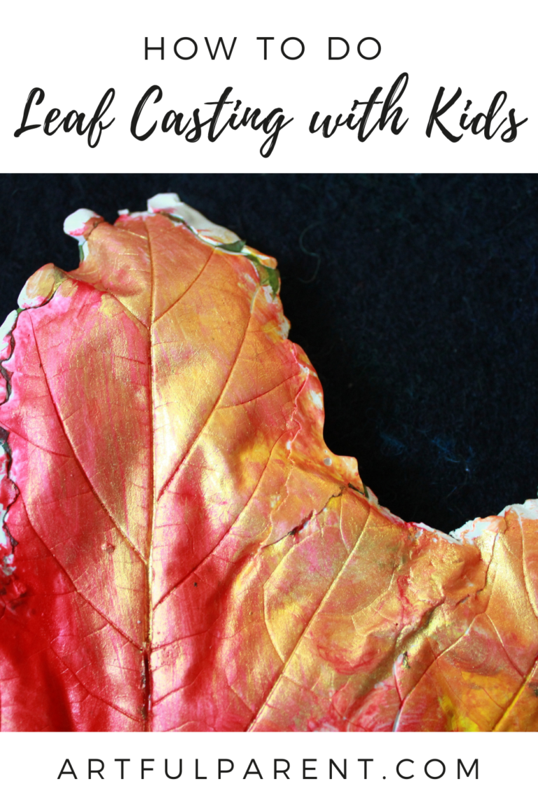How to Do Leaf Casting with Kids