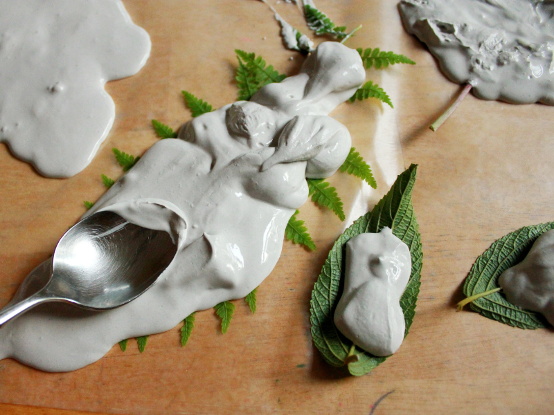 How to Do Leaf Casting with Kids