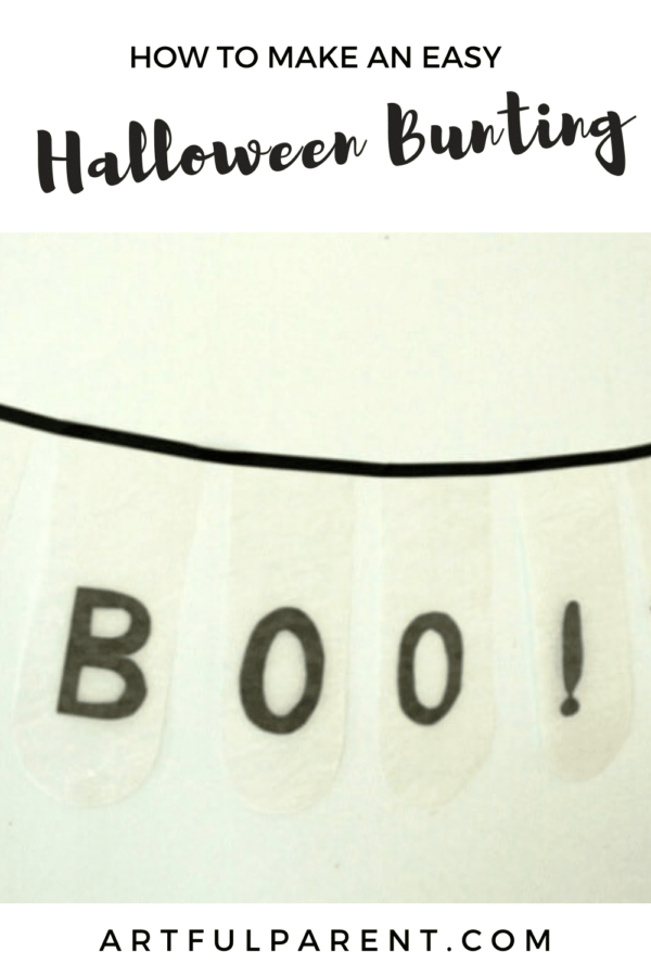 How to Make an Easy and Inexpensive Halloween Bunting