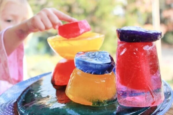 How to Make Stacked Ice Sculptures for an Easy Winter Art Project