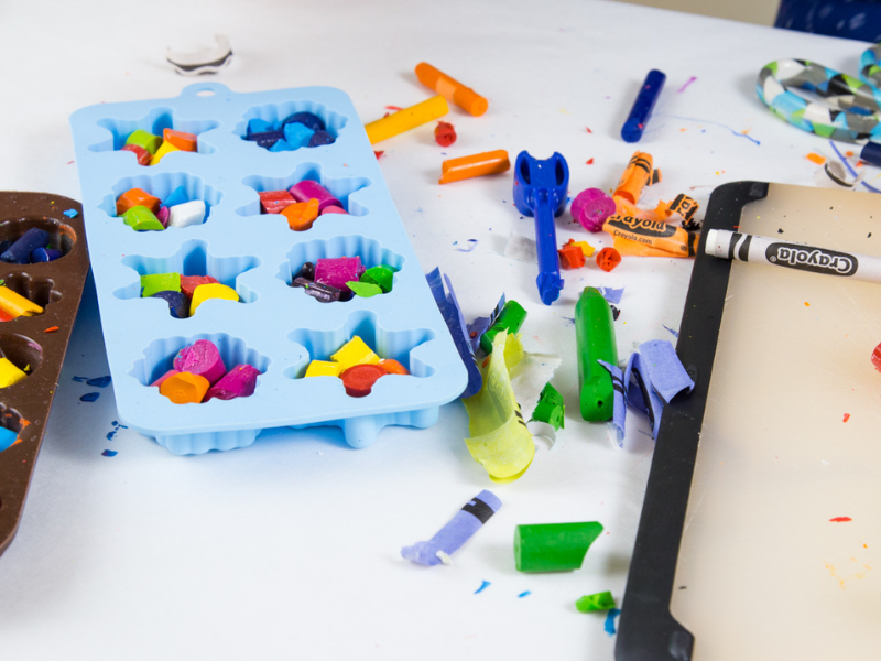 How to Make Your Own Shaped Crayons