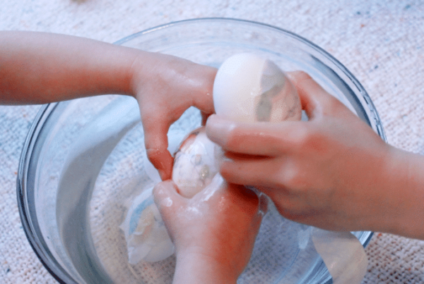 Egg Decorating Ideas with Image Transfers
