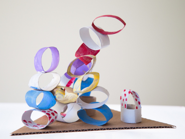 How to Make Cardboard Tube Sculptures for Kids