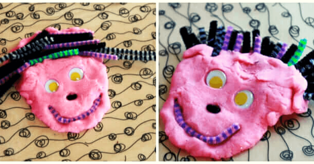 Playdough Monsters (And Other Fun Ideas with Poke-Ins)