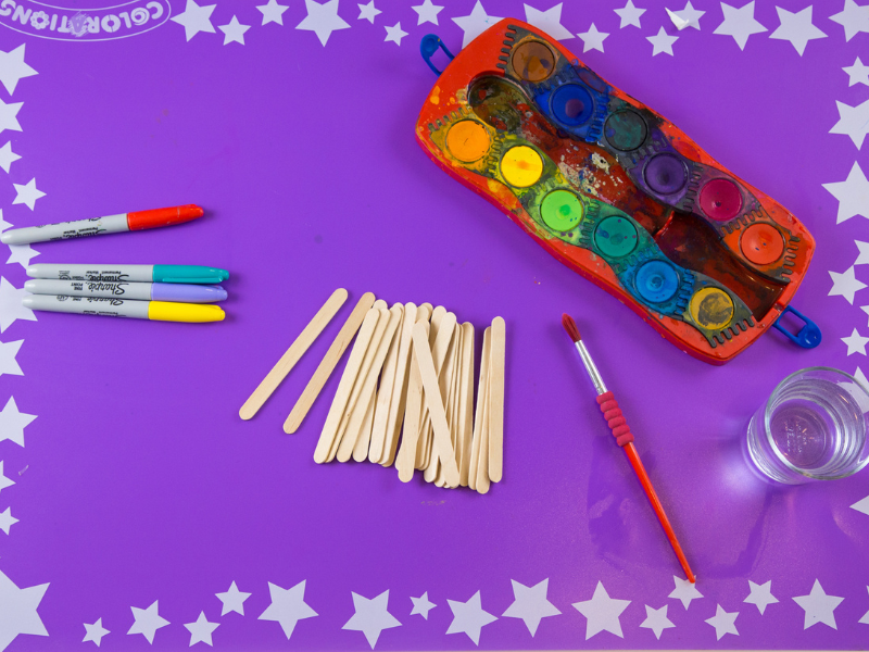 Create Your Own Painted Magnet Sticks