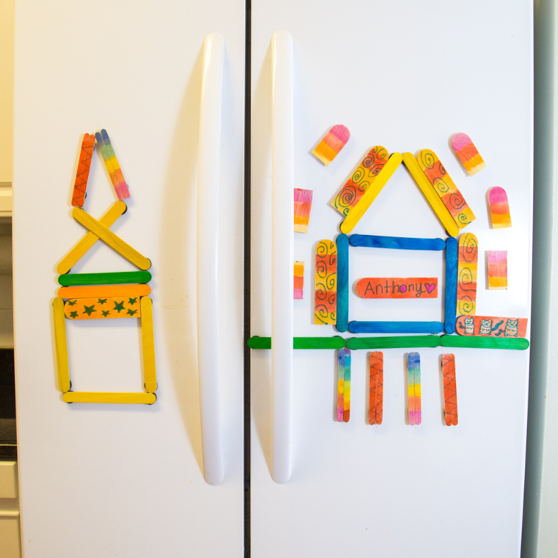 Create Your Own Painted Magnet Sticks