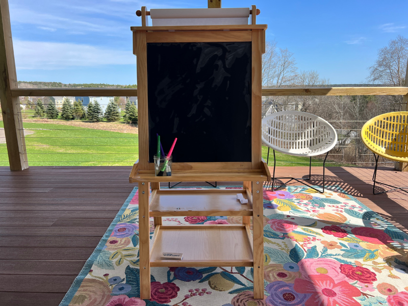 How to Paint with Water on the Chalkboard
