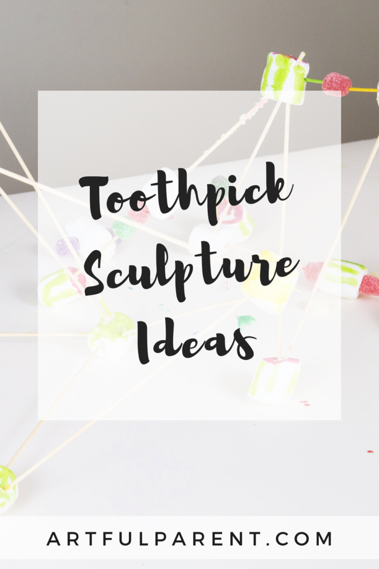 Toothpick Sculptures Ideas for Kids