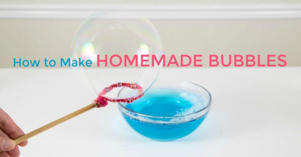 How To Make Homemade Bubbles The Easiest Bubble Recipe Ever How To Make Homemade Bubbles The Easiest Bubble Recipe Ever