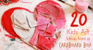 20 Cardboard Art Ideas Kids can Make from a Box