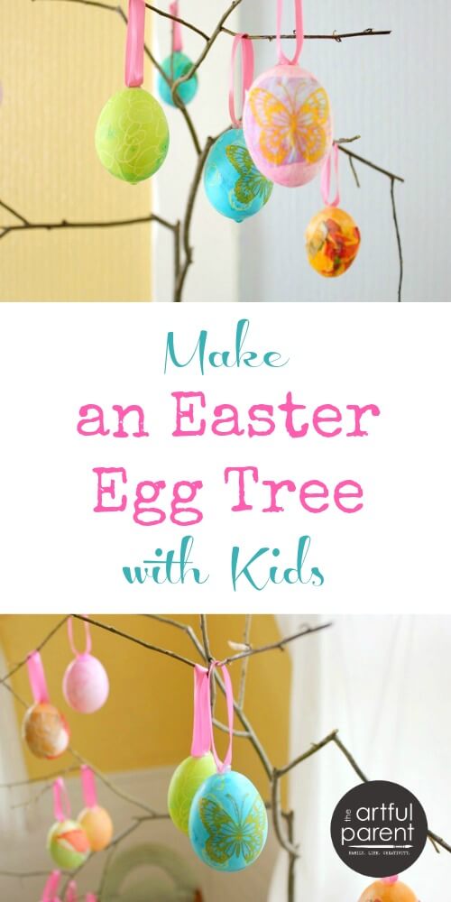 A DIY Easter Egg Tree