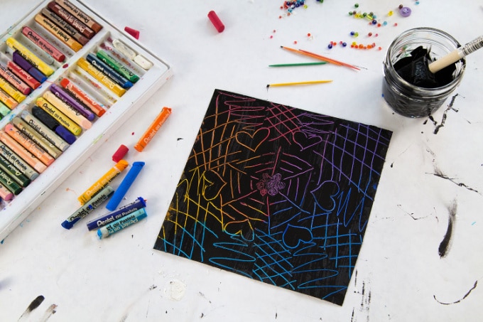 How To Make DIY Scratch Art