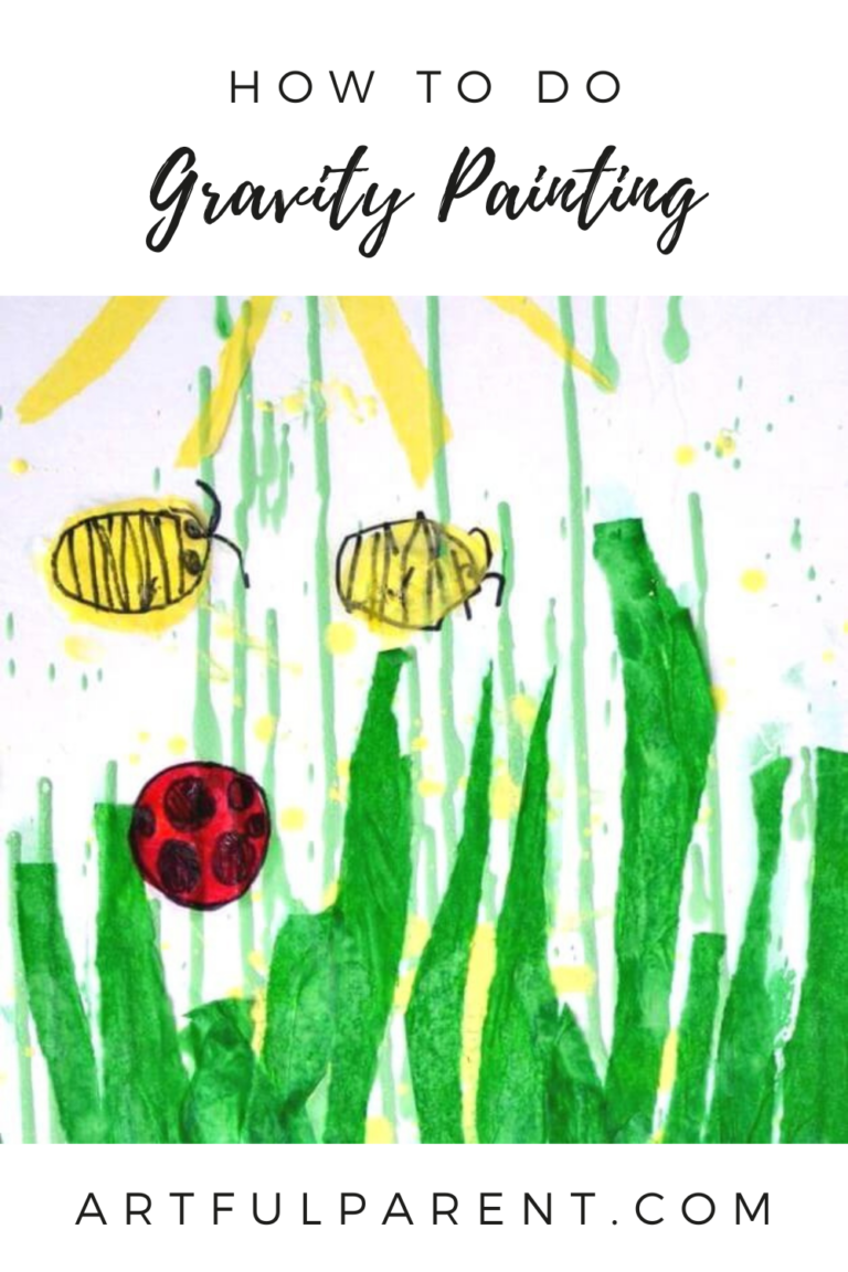 How to do Gravity Painting for Kids