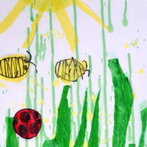 How to Do Fly Swatter Painting for Kids - The Artful Parent