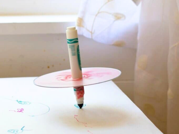 How to do Spin Drawing for Kids