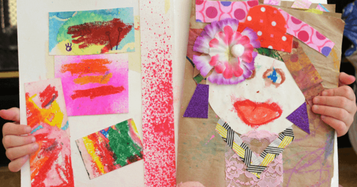 Book Art Projects For Kids