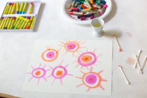 Oil Pastel Painting with Kids - A Favorite New Art Technique!