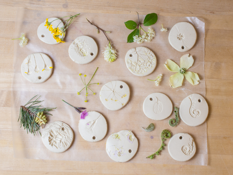How to Make Clay Leaf Prints for Ornaments