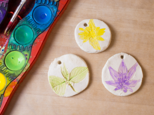 How to Make Clay Leaf Prints for Ornaments