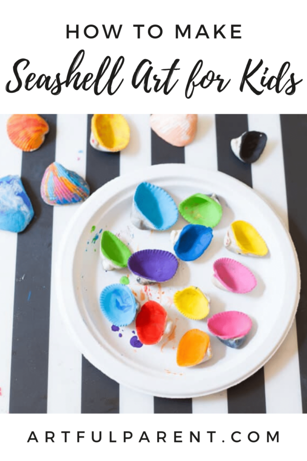 How to Make a Colorful Seashell Art for Kids
