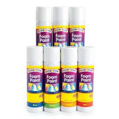 Foam Paint Process Art for Kids