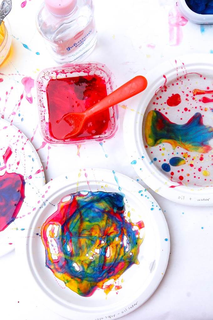 Ooey Gooey Oily Process Art